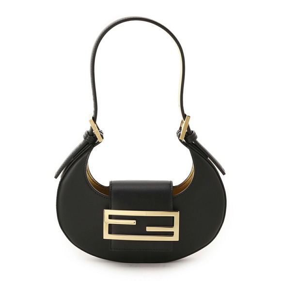 Fendi | Bags | Fendi Cookie Leather Hobo Bag Black | Poshmark
